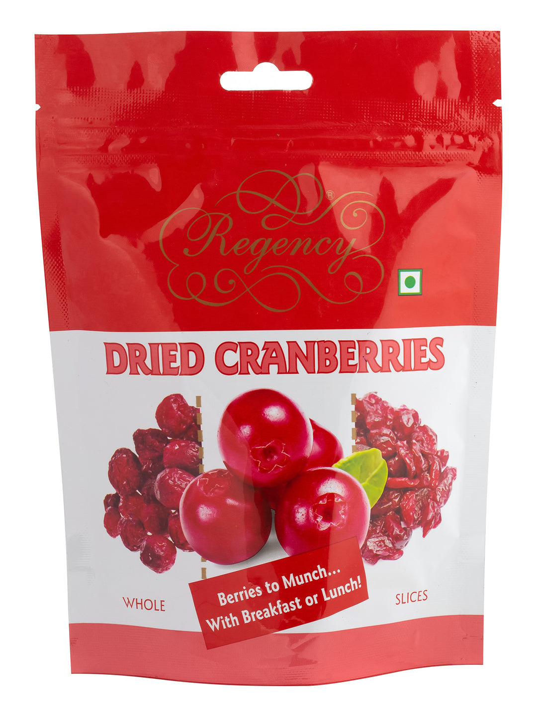 Dried Cranberry Slices in 80 & 200g Packet – Regency Snacks